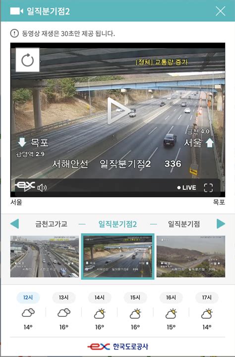 전국 고속도로 실시간 도로 교통상황 확인 하는 방법