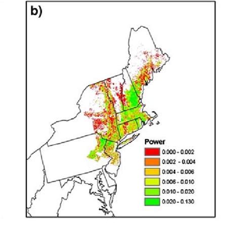 A C Spatial Variation In The Strength Of Periodicity In Gypsy Moth Download Scientific Diagram
