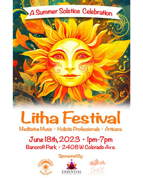 Litha Festival Summer Solstice Essential Wellness Society