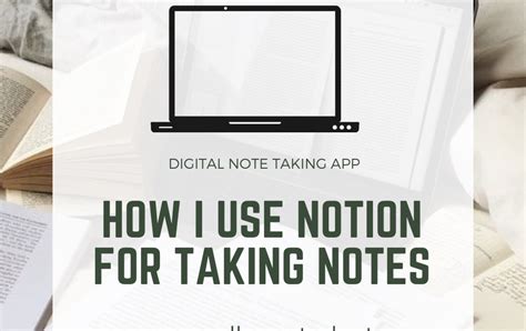 How I Use Notion For Taking Notes As A College Babe
