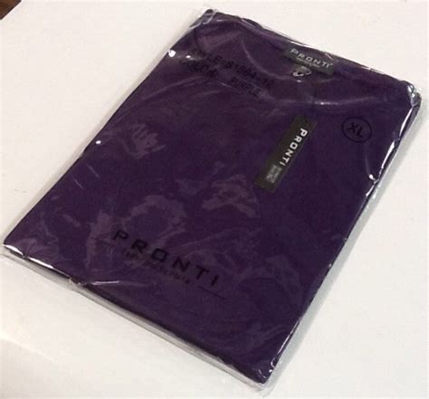 Mens Solid Summer Short Sleeves Crew Neck Shirts By Pronti Purple New