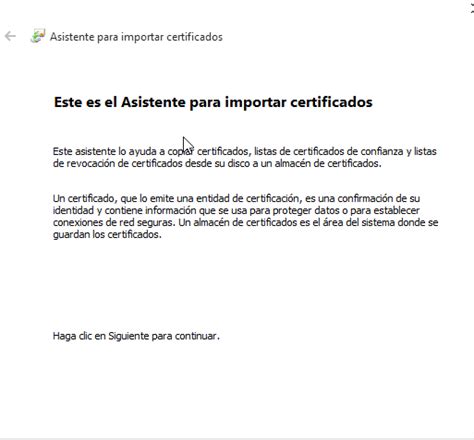 Importar Copia Válida Del Certificado Electrónico Pasos Para