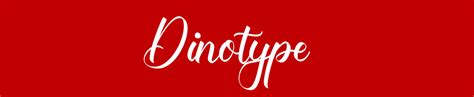 DinoType Designer FontSpace