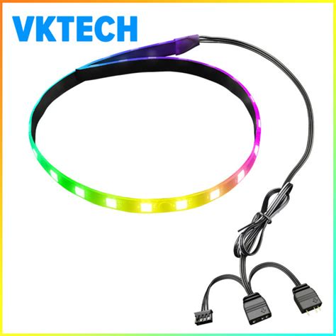Vktech COOLMOON CM LS40 5V ARGB Chassis Light Strip SATA 3PIN Desktop