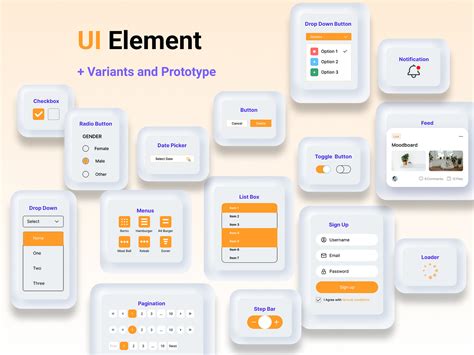 Ui Element Kit By Abdur Rahman On Dribbble