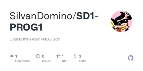 Github Silvandominosd1 Prog1 Opdrachten Voor Prog Sd1