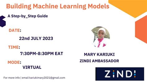 Machinelearning Pythonformachinelearning Scikitlearn Zindi Mary