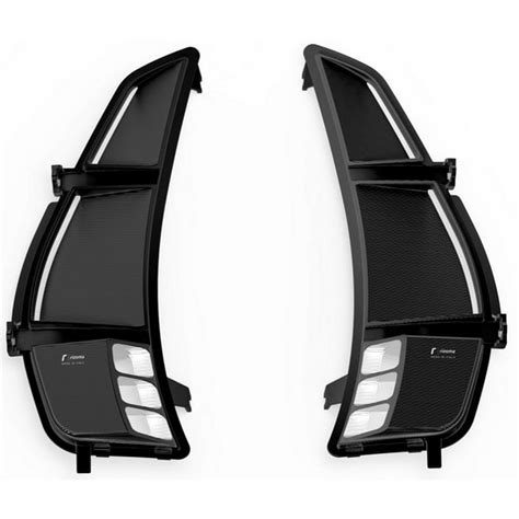 Air Inlet Grill Rizoma Glove Box Aluminium Cnc Black Sip Scootershop