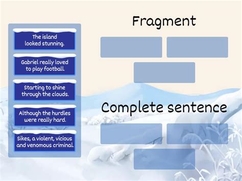 An Incomplete Sentence Is A Mistake Called A Fragment Sort The