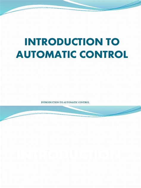 Control Engineering Pdf Control Theory Automation