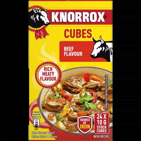 Checkers Sixty60 Knorrox Beef Flavoured Stock Cubes 24 X 10g