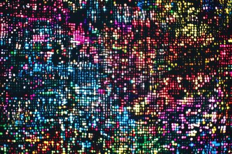 Premium Photo LED LCD Screen Overlay Texture Rgb Diodes Pixels In Modern Television Set Or