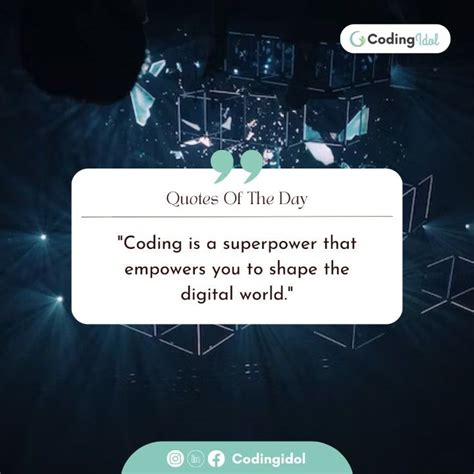 Codingidol On Linkedin Codingquotes Techempowerment Digitalinnovation Wednesdaymotivation