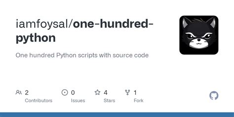 github iamfoysal one hundred python one hundred python projects with