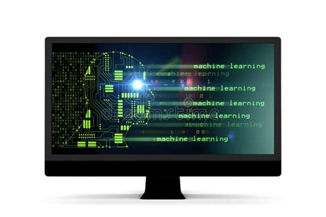 The Machine Learning And Cognitive Computing 3d Rendering Stock Illustration Illustration Of