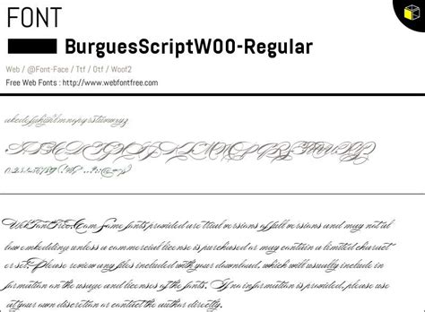 Burgues Script W00 Regular Fonts Downloads Webfontfreecom
