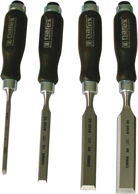 Narex Chisel Set 4 Pcs Width 6 12 20 26 Mm With Dark Handle Amazon Com