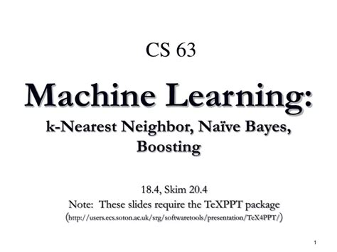 Ppt Instance Based Learning Methods K Nearest Neighbor And Naïve Bayes Powerpoint Presentation