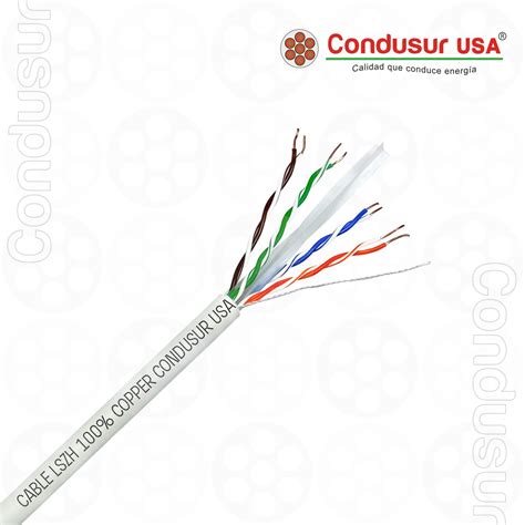 Cable Utp Cat6 Blanco Cobre Grupo Yllaconza