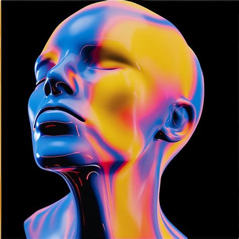 Premium Photo Abstract Gradient Art Featuring A Mesmerizing Blend Of
