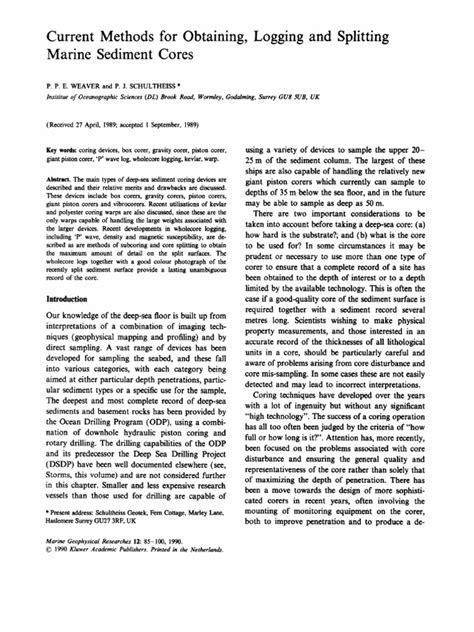 Pdf 3bcurrent Methods For Obtaining Logging And Spliting Marine