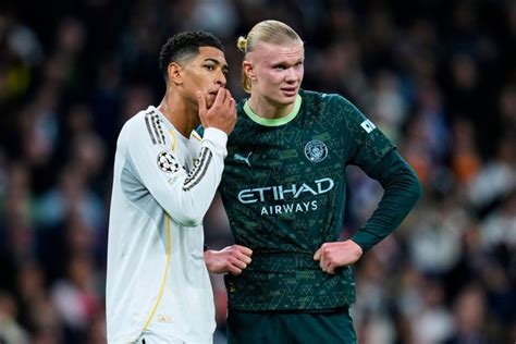 City Striker Haaland Pays Tribute To Bellingham After Impressive