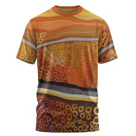 Australia Aboriginal T Shirt Abstract Theme Of Australian Indigenous