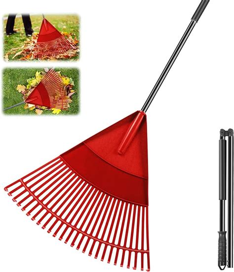 Garden Leaf Rake 657 Garden Rakes With Foldable