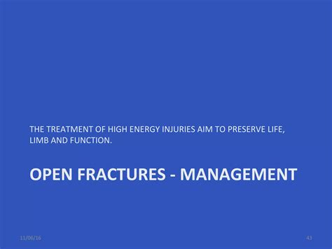 Open Fractures Classification And Management Ppt