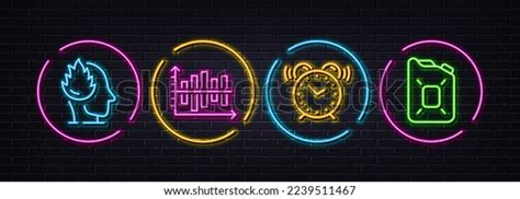 Alarm Clock Diagram Chart Stress Minimal Stock Vector Royalty Free Shutterstock