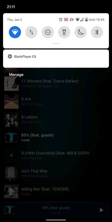 Very Annoying Notification Everytime I Open Blackplayer Ex That Goes Away After 5 Seconds Can