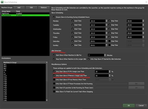 deadline launcher idle detection deadline aws thinkbox discussion