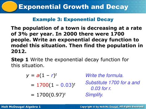 PPT Exponential Growth And Decay PowerPoint Presentation Free Download ID