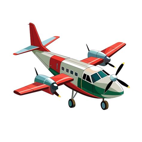 Realistic Airplane Vector Illustration Concept Premium Ai Generated Vector