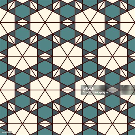 모자이크 패턴 케리포스코프 장식 반복되는 기하학적 인물 별 모티프 매끄러운 표면 설계 민족 벽지 지리적 추상적 배경입니다 디지털