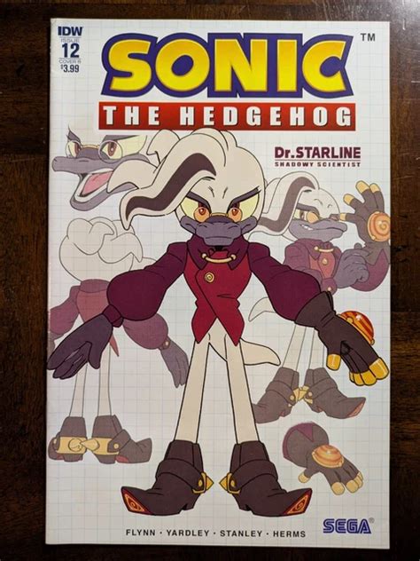 Idw Sonic The Hedgehog Comic Book Issue 12b Evan Stanley Variant Vf