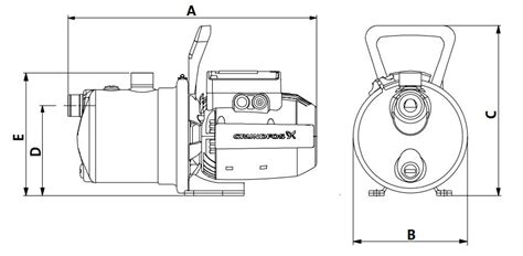Grundfos Jp Self Priming Jet Pump Range Mcquinn Pumps