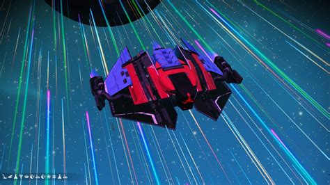 S Class Red And Blue Intercepter Marked With Yellow Save Beacon S Class Station Weapon Case