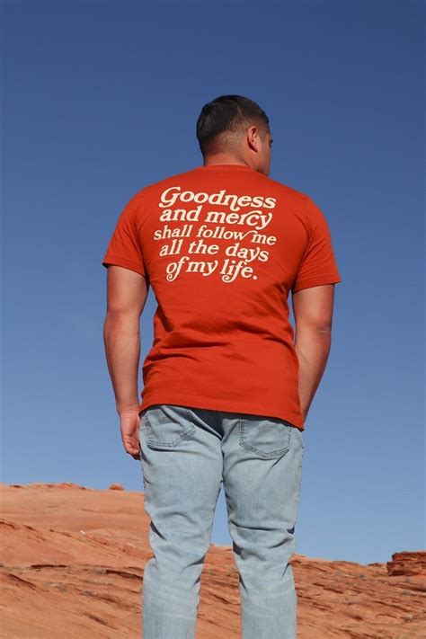 Goodness And Mercy Rust And Creme Chosen Vessels Apparel