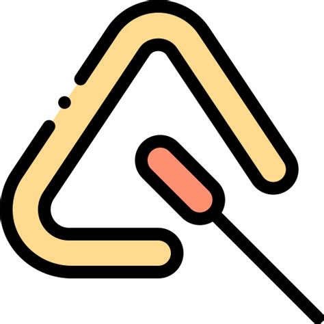 Triangle Detailed Rounded Lineal Color Icon