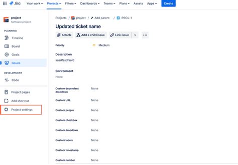 Jira Fields Consumed