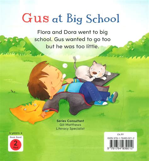 Reading Gems Level 1 Gus At Big School Bookxcess
