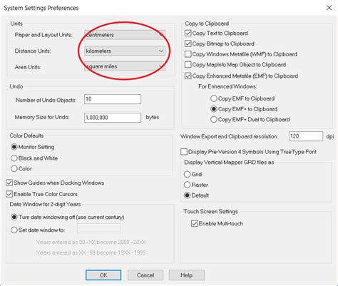 How To Configure Unit Settings On Mapinfo Discover GIS Tutorial