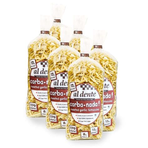 Carba Nada Reduced Carb Pasta By Al Dente Pasta Company Roasted