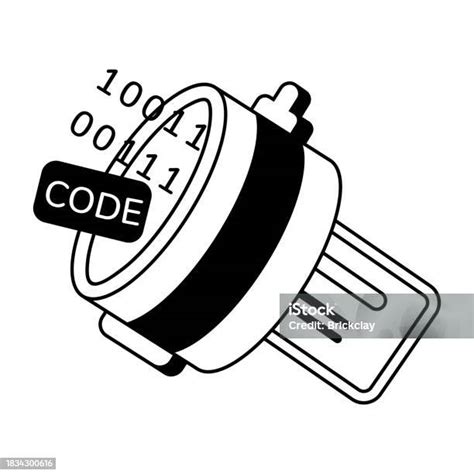 Binary Coding Stock Illustration Download Image Now Binary Code