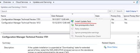 Sccm Configmgr Technical Preview Update 1701 Available All About Endpoint Management