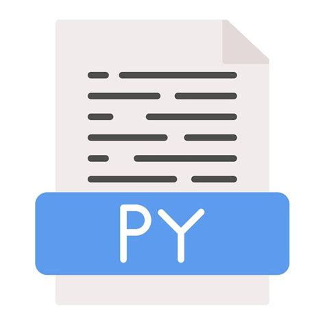 Premium Vector Python File Vector Illustration