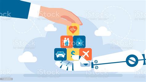 삶의 다양한 영역에서 인간과 인공 지능 간의 협력 인공 지능 지원 로봇 자동화 Ai를 통한 솔루션 찾기 미래 혁신 벡터 그림 로봇에 대한 스톡 벡터 아트 및 기타 이미지