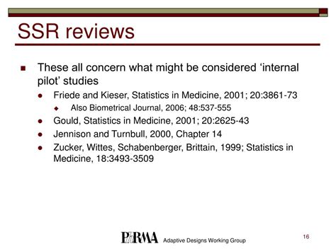 Ppt Adaptive Designs Sample Size Re Estimation A Review And Recommendations Powerpoint