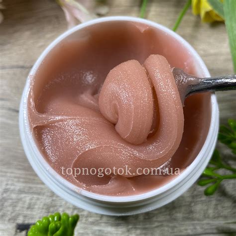 Полігель Аригель для нарощування зміцнення та реманту нігтів у банках Персик Виробник